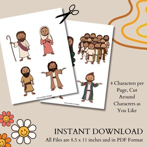 Downloadable Bible Characters | Bible Character Printable | Animated ...