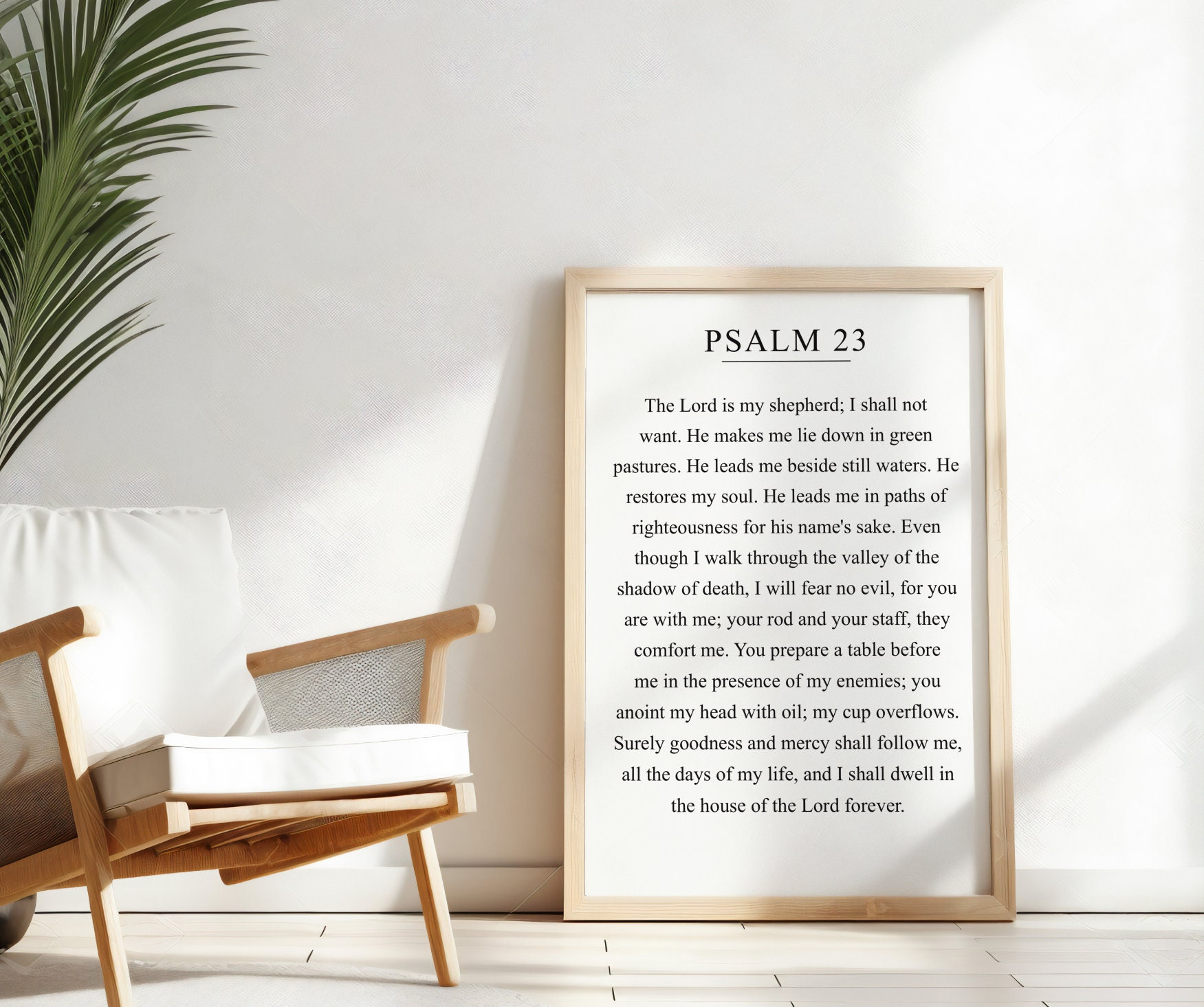 Psalm 23 Wall Art Scripture Wall Art Psalm 23 Christian Decor the Lord ...