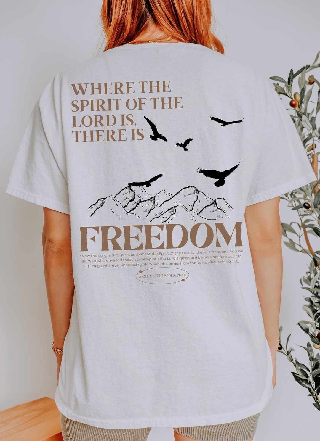 Jesus Freedom Shirt | Where the Spirit of the Lord is There is Freedom ...