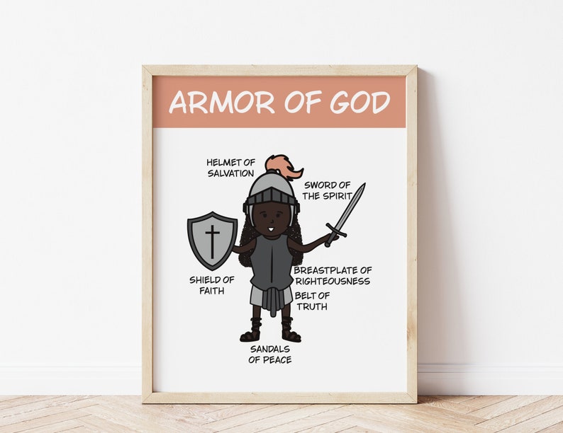 Armor of God Poster | Sunday School Classroom Posters | Christian ...