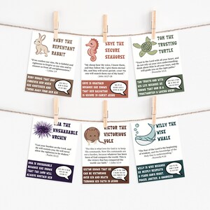 ABC Bible Verse Flashcards Kids Memory Verse Flashcards Homeschool ...