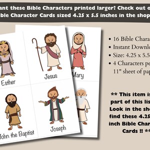 Kids Bible Character Game Christian Kids Activity Printable Bible ...