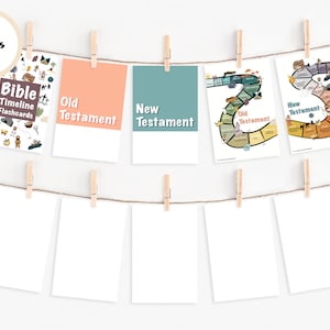 Bible Timeline Flashcards Kids Christian Resources Kids Bible ...