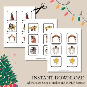 Nativity Scene Kids Activity | Christian Christmas Toddler Activity ...