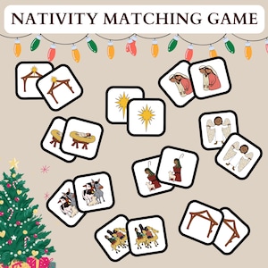 Nativity Scene Kids Activity | Christian Christmas Toddler Activity ...