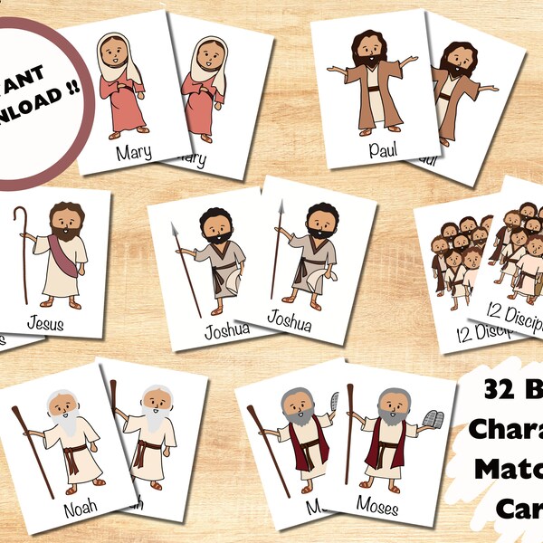 Bible Characters - Etsy