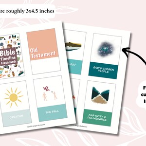 Bible Timeline Flashcards Kids Christian Resources Kids Bible ...