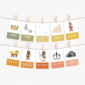 Bible Timeline Flashcards Kids Christian Resources Kids Bible ...