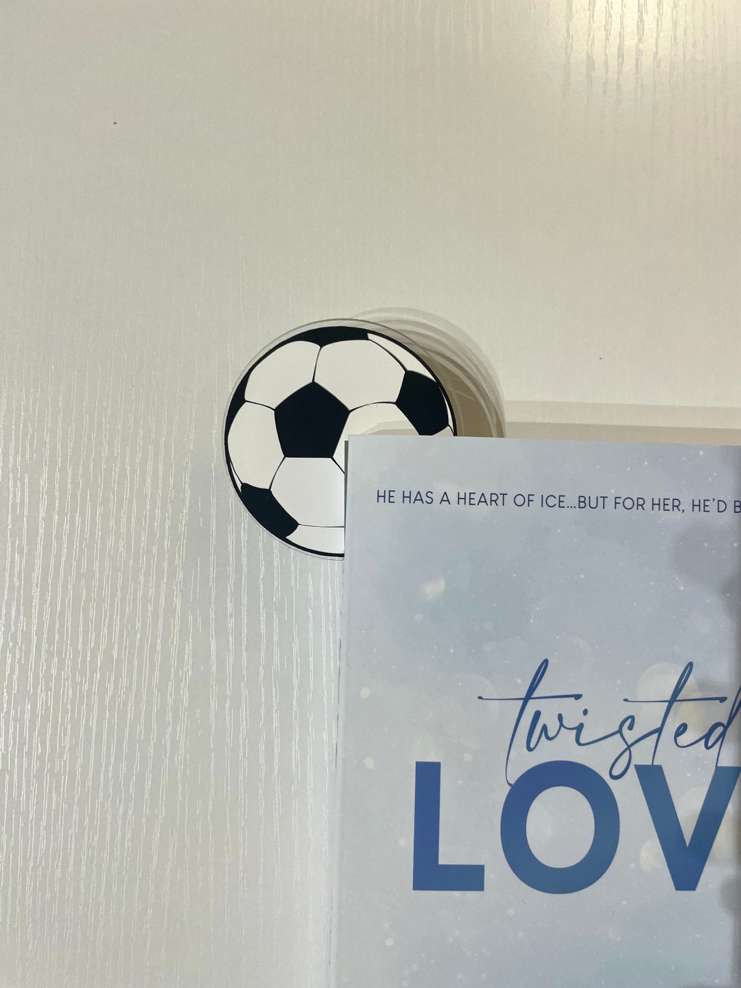 Soccer Ball Bookmark - Etsy