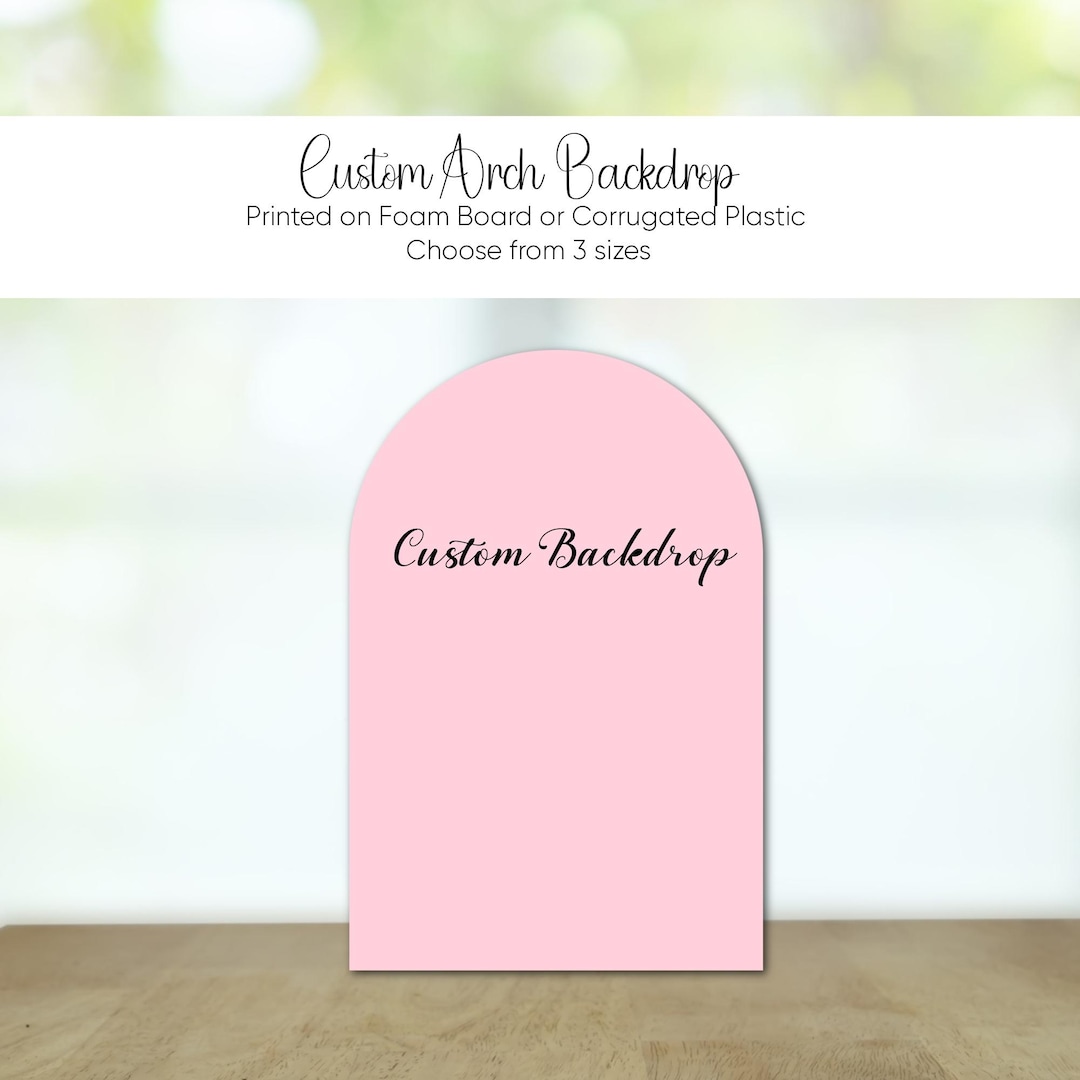 Custom Personalized Arch Backdrop, Custom Baby Shower Backdrop ...