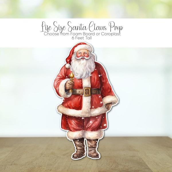 Santa Claus Standees - Etsy