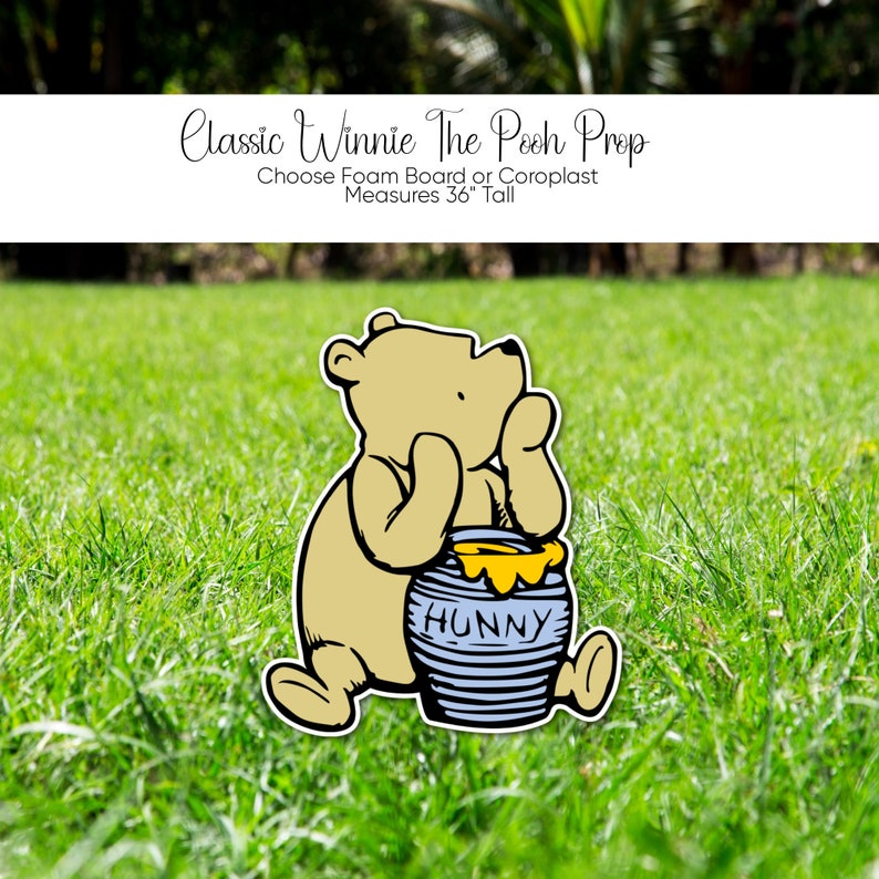 Classic Winnie the Pooh Baby Shower Cut Out, Classic Winnie the Pooh ...