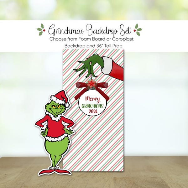 Grinch Standee - Etsy
