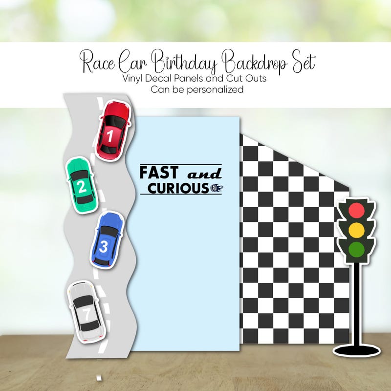 Racing Backdrop - Etsy