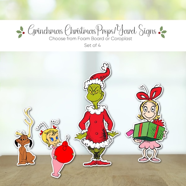 Grinch Standee - Etsy