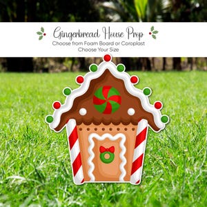 Gingerbread House Cut Out, Gingerbread Christmas Party Prop, Christmas ...