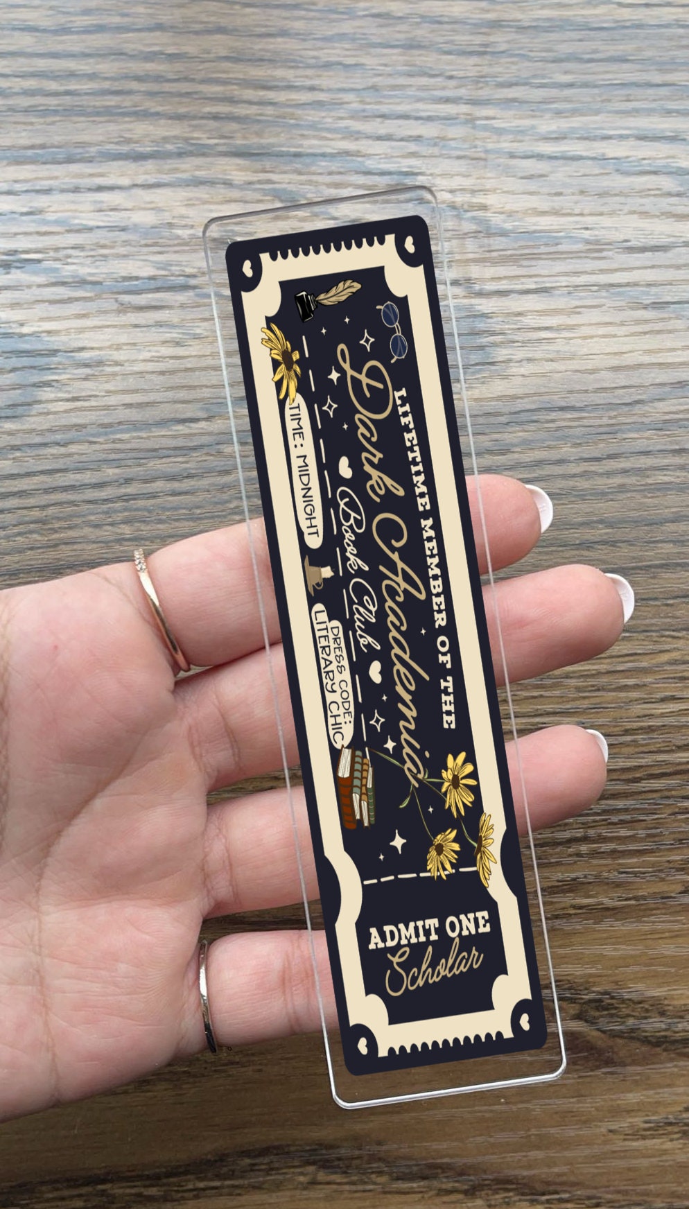 Admit One Bookmark - Etsy