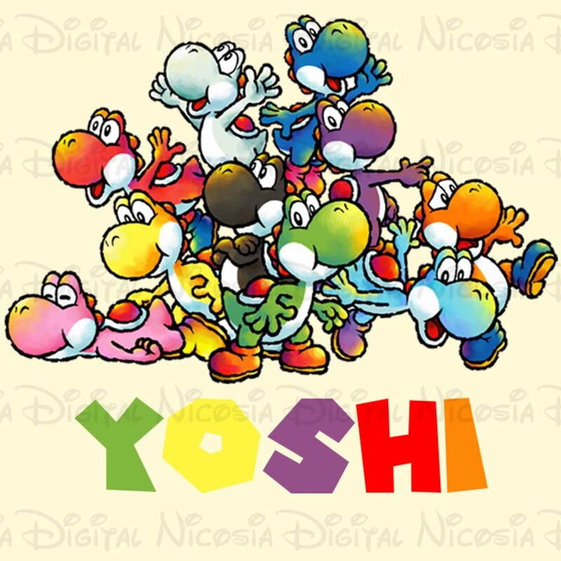 Yoshi Birthday Party - Etsy