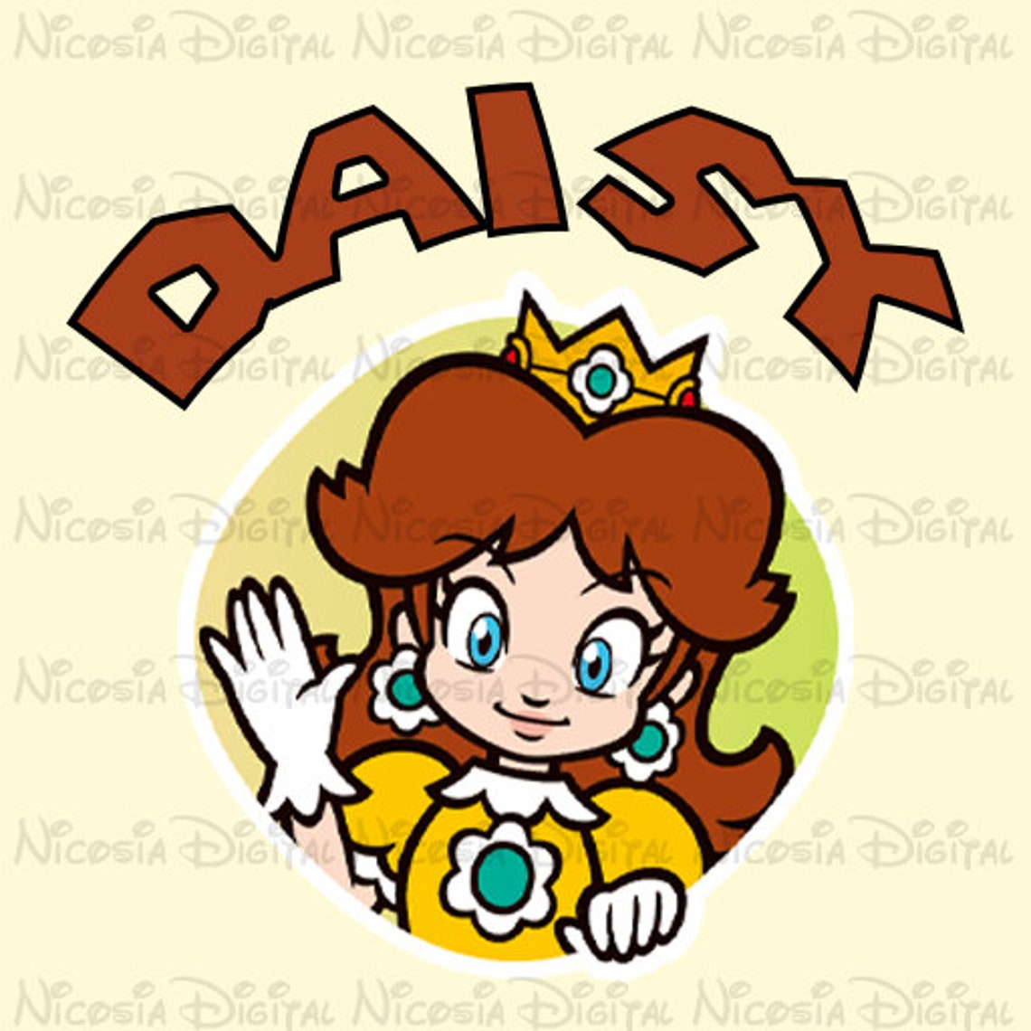 Sweety Princess Daisy Png, Daisy Svg, Princess Daisy Svg, Princess ...