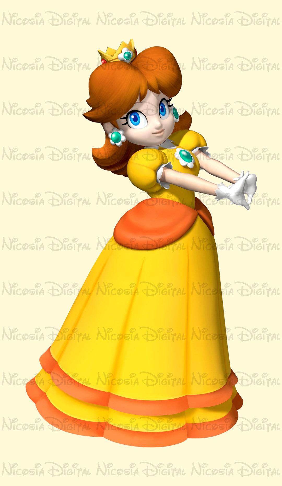 Princess Daisy Png, Super Mario World Png, Sweety Princess Daisy Png ...
