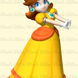 Princess Daisy Mario Land Png - Etsy