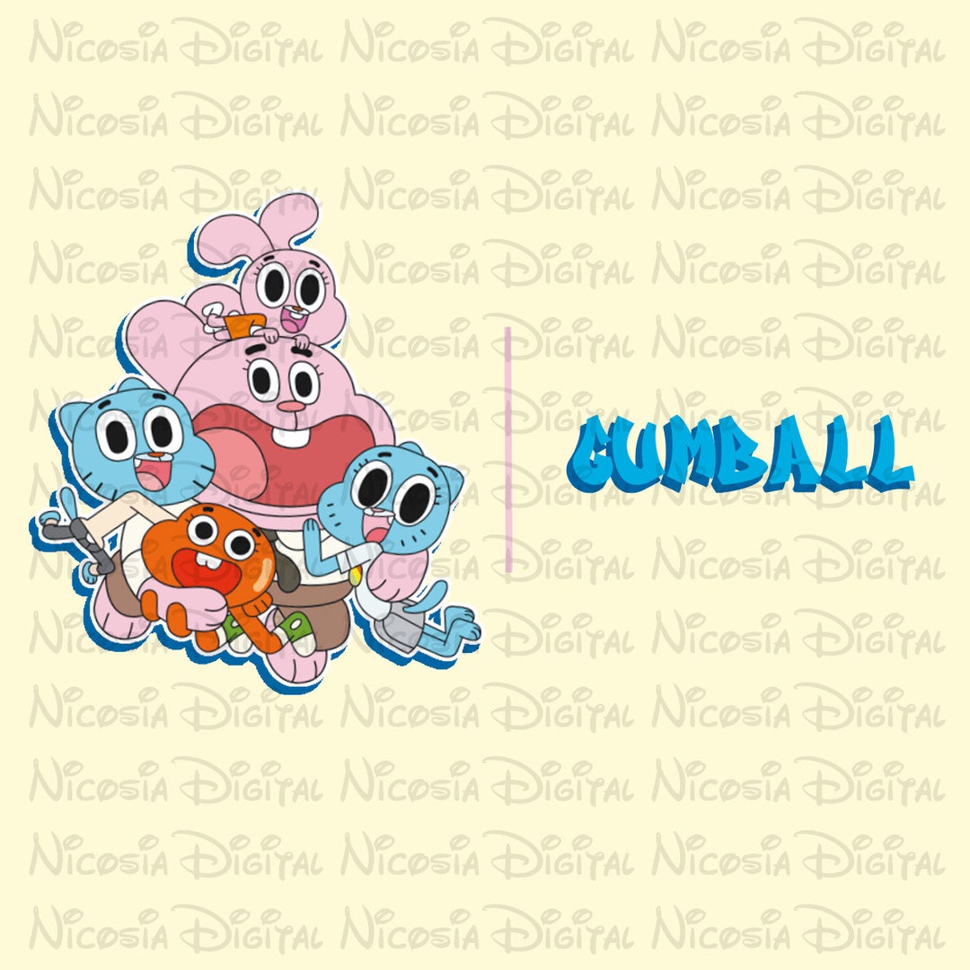 Gumball Friends SVG, Gumball Friends Vector, Gumball Cricut, Darwin ...