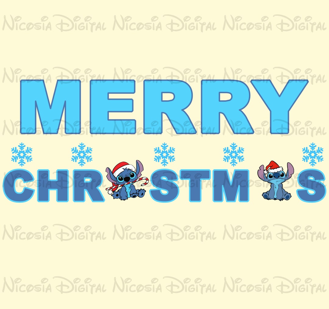 Christmas Stitch Svg ,merry Christmas Svg, Merry Stitchmas Svg, Stitch ...