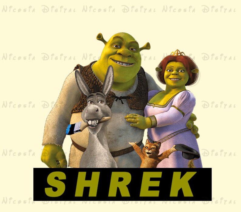 Shrek Svg for Cricut, Shrek Png, Shrek Clipart, Puss in Boots Svg ...