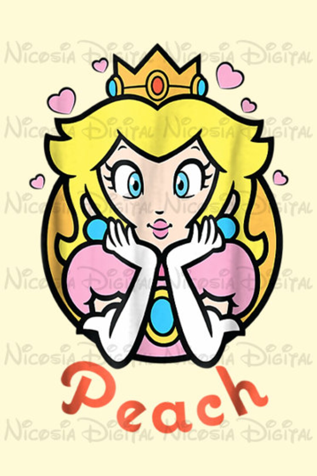 Princess Peach Svg, Princess Peach Png, Feeling Peachy Svg,feeling ...