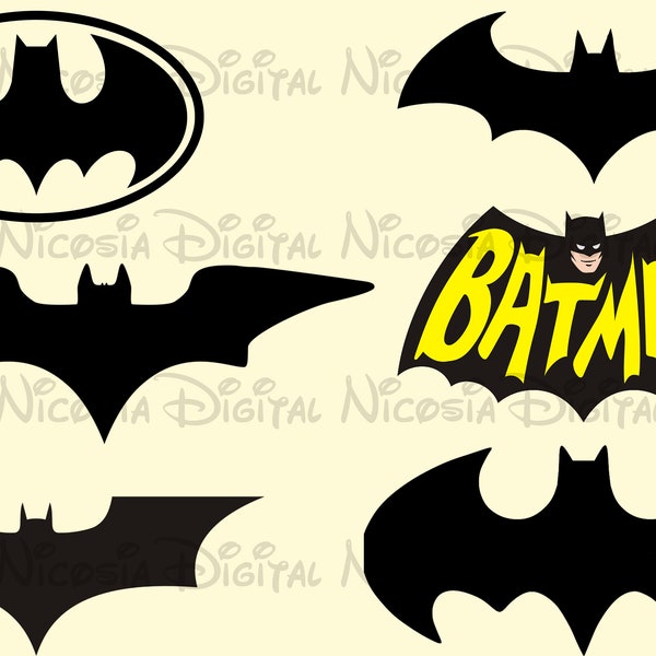 Bat Signal Svg - Etsy