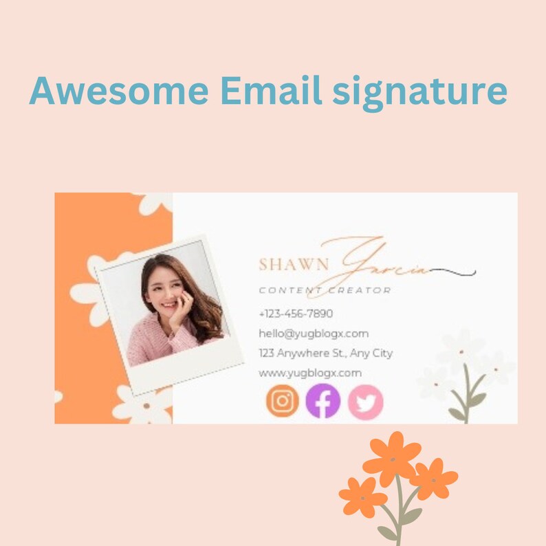3 Email Signature Templates Business Email Signatures for Gmail ...