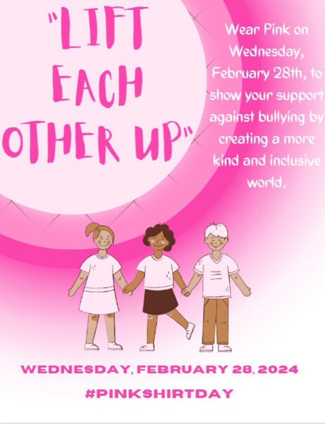 Pink Shirt Day 2024 Flyer - Etsy