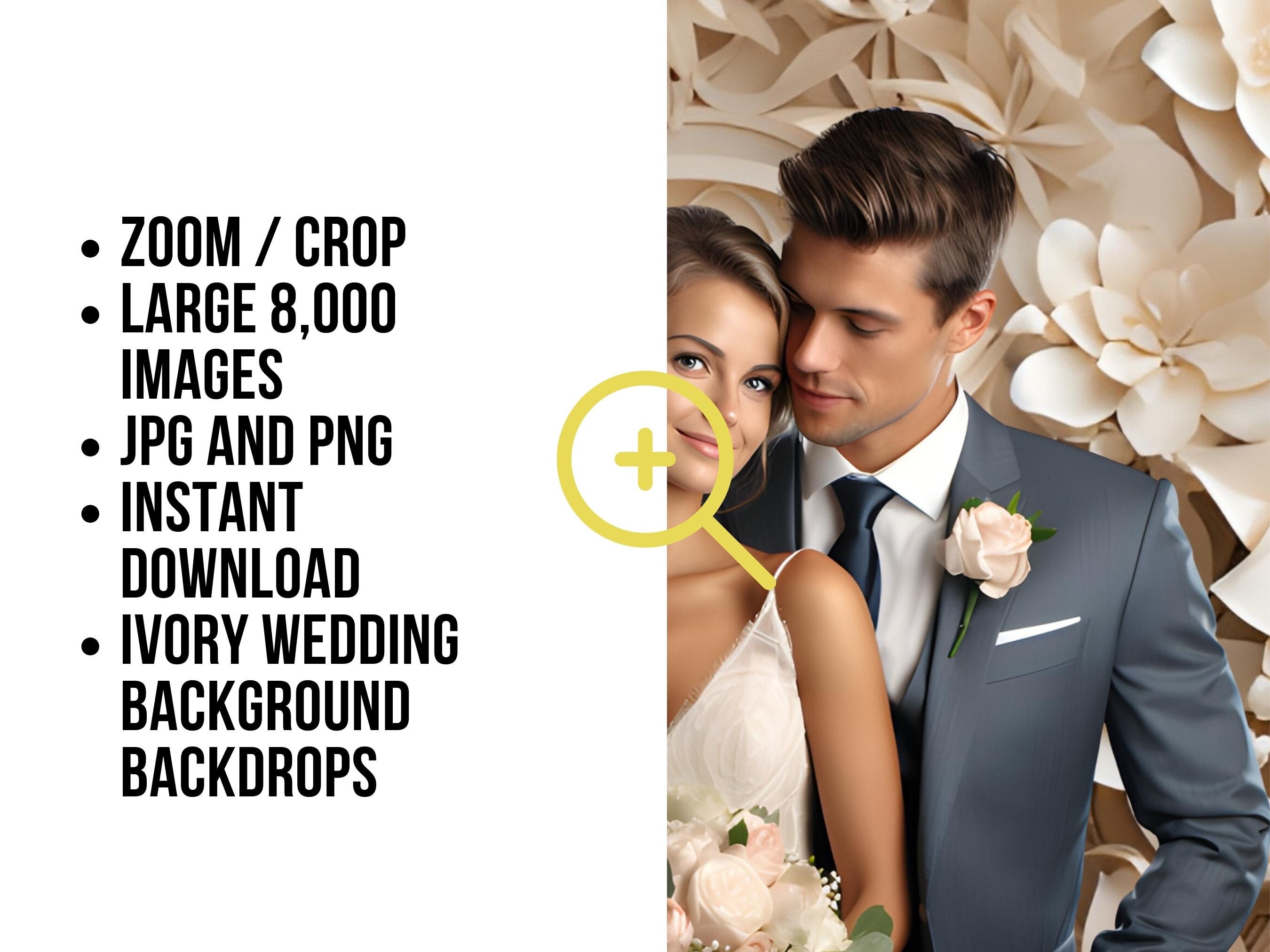 12 Wedding Backdrops Bundle, Floral Bridal Backdrops, Family Portraits ...