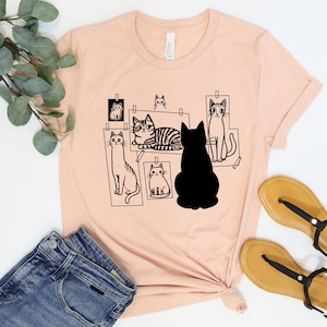 Cat Gallery T-shirt, This is Art and This is Artist Cat Shirt Artistic ...