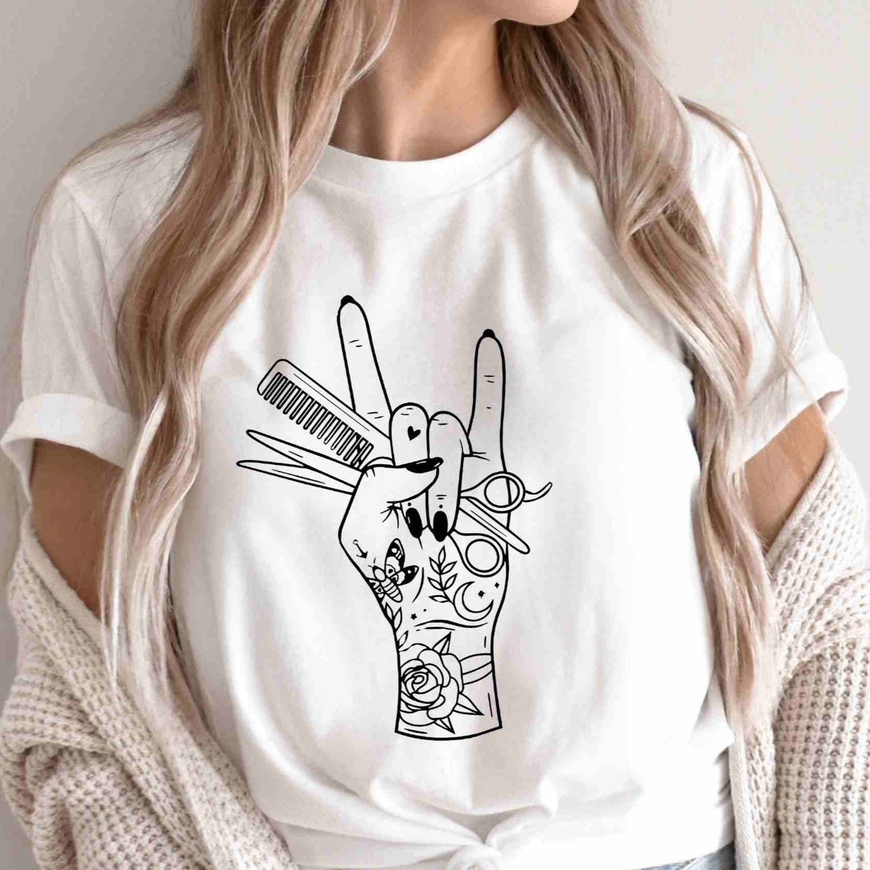 Hair Stylist Shirt, Hair Dresser T-shirt, Licensed Hairapist, Gift for ...