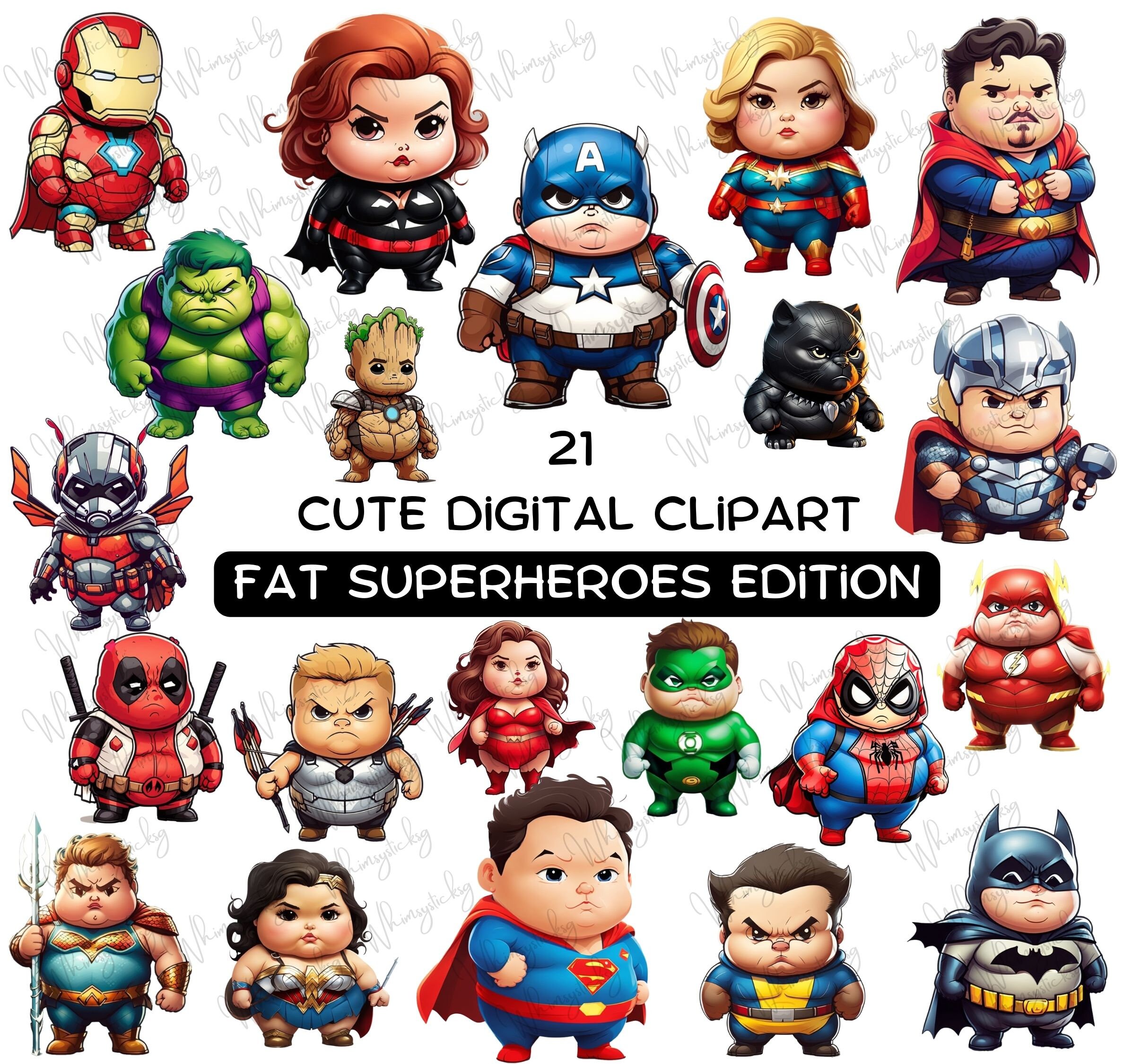 Fat Superheroes