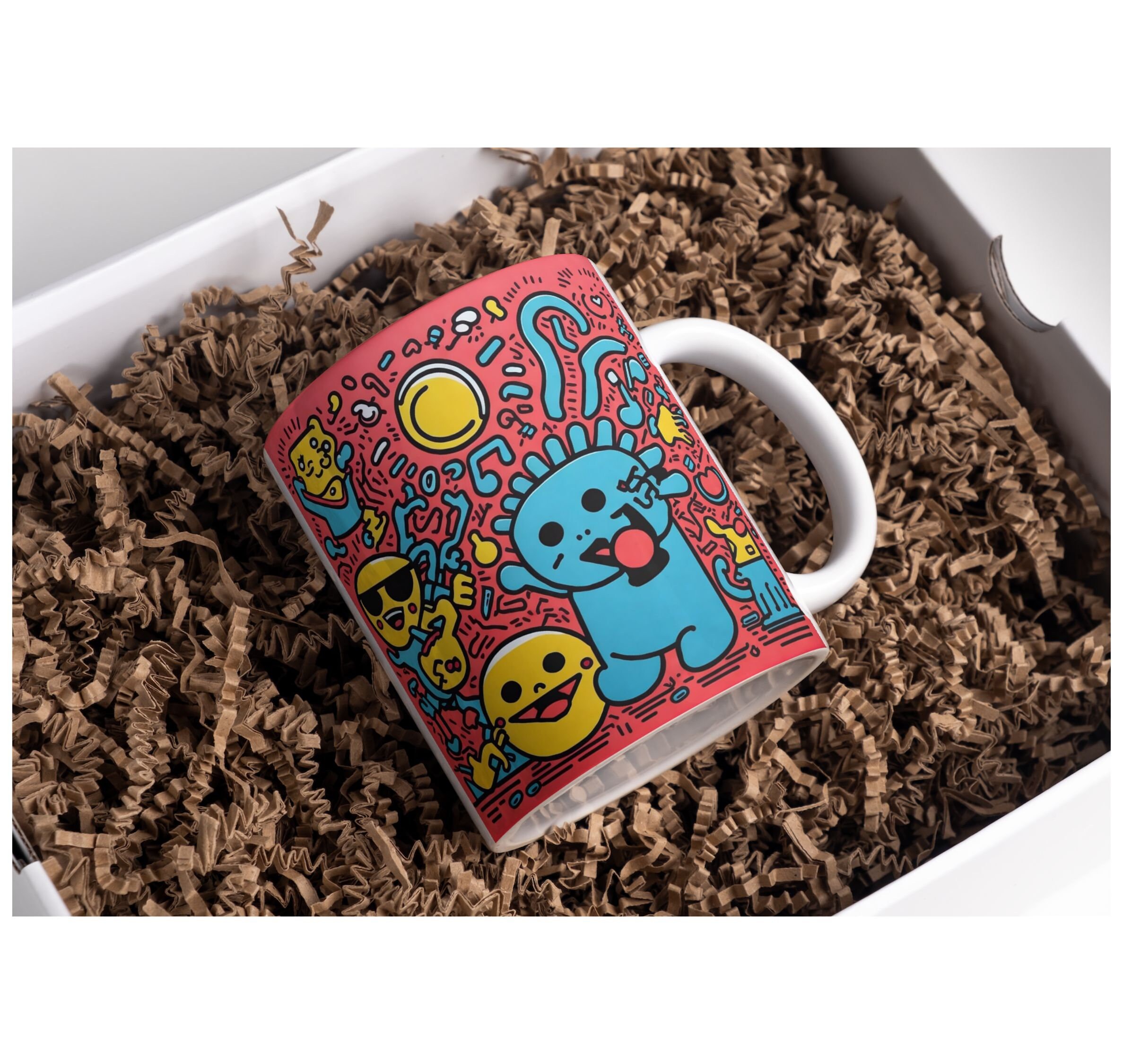 Playful Doodle Face Clipart for Projects Versatile Digital - Etsy