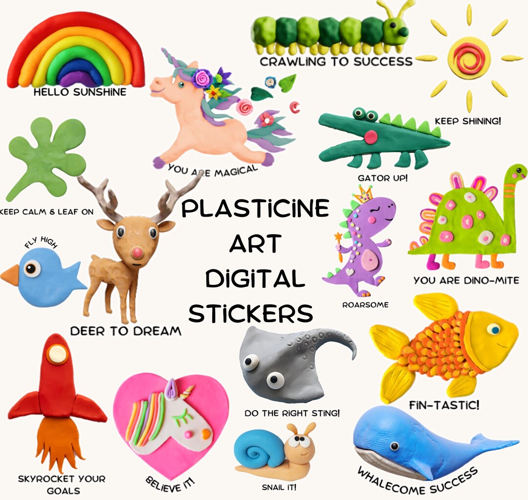 Animals Digital Stickers | Motivational Stickers | Planner Stickers ...