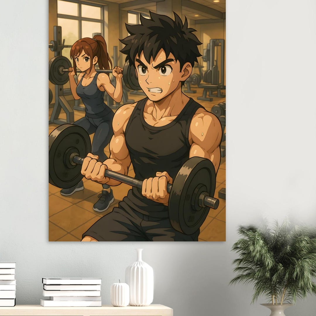 Anime Motivational Poster Inspirational Wall Art Quote Print ...