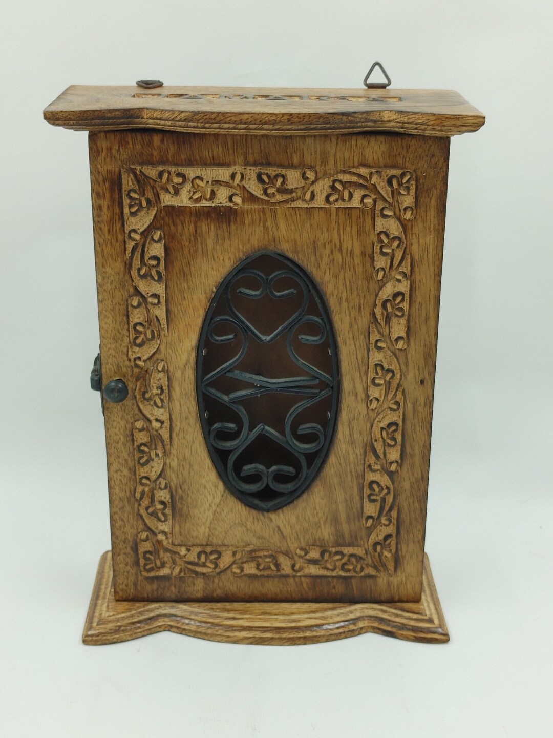 Vintage Wooden Key Box Cabinet - Etsy