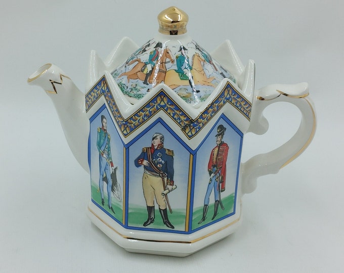 Vintage Sadler Golden Dolphin Teapot - Etsy