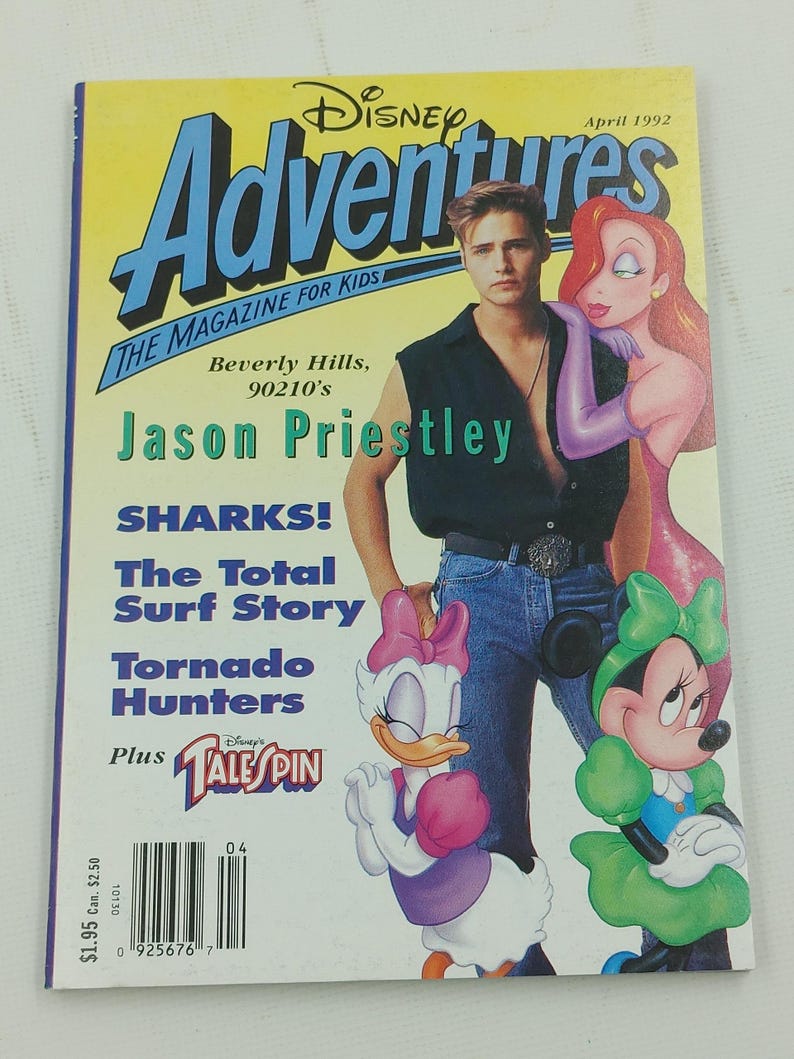 Vintage 1990s Disney Adventure Magazine - Etsy Canada