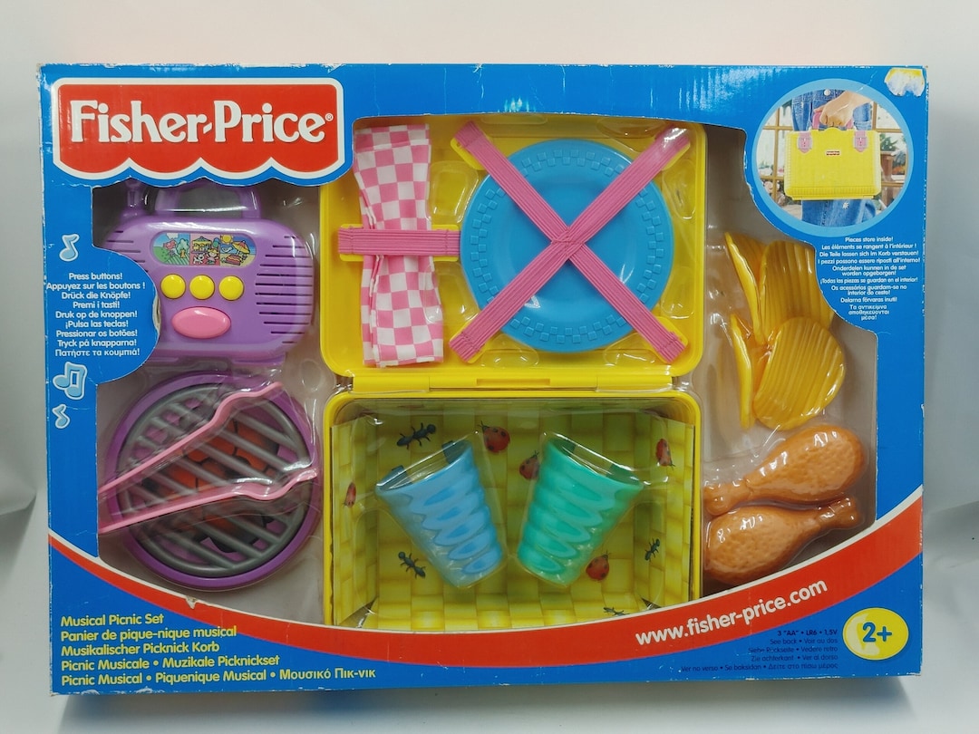 Vintage 2002 Fisher Price Musical Picnic Set - Etsy