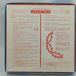 Vintage 1968 Headache Game Board - Etsy