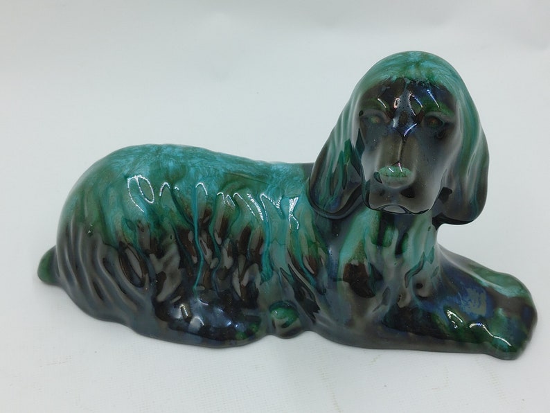 Vintage Blue Mountain Pottery Dog - Etsy