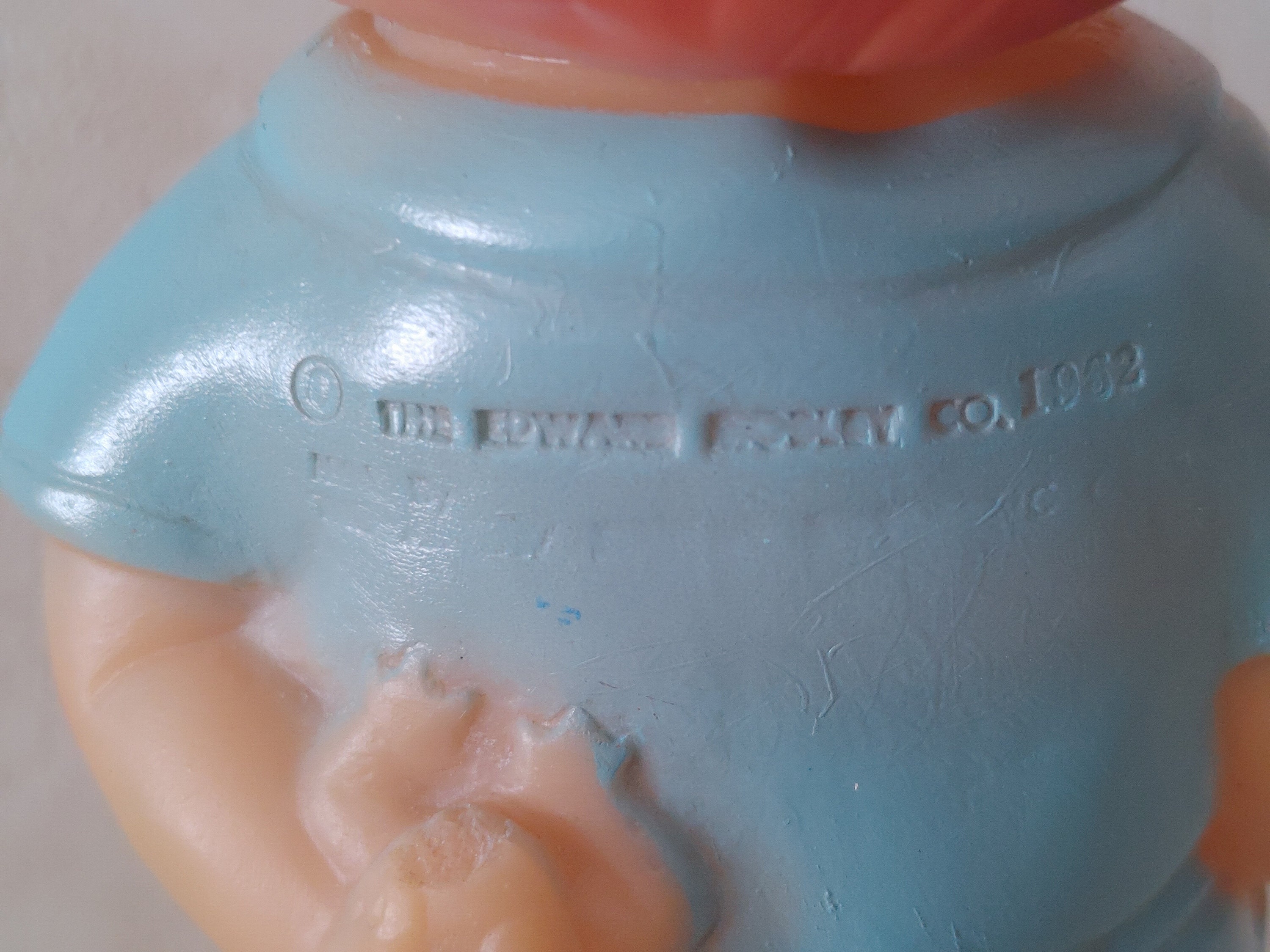 Vintage 1962 Rubber Squeaky Toy - Etsy