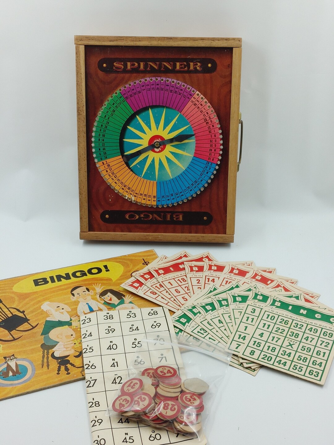 Vintage Bingo Game - Etsy