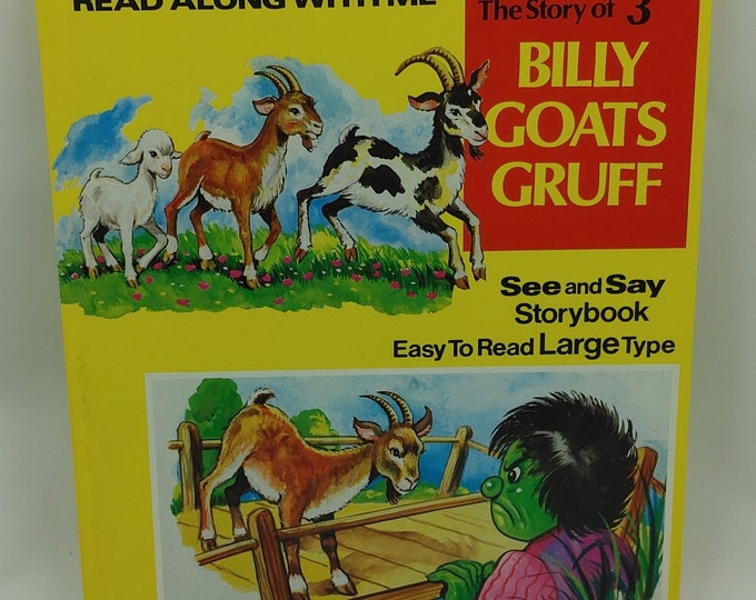 Vintage 1984 Billy Goats Gruff Book - Etsy