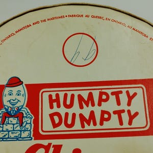 Vintage Advertising Potato Chip Humpty Dumpty Container - Etsy