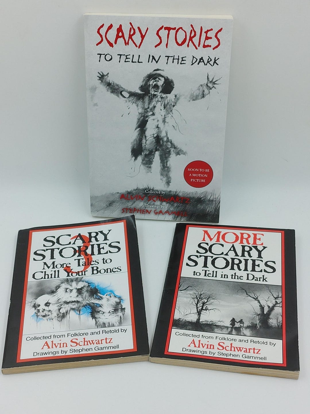 Vintage Scary Stories Books Alvin Schwartz Set of 3 - Etsy